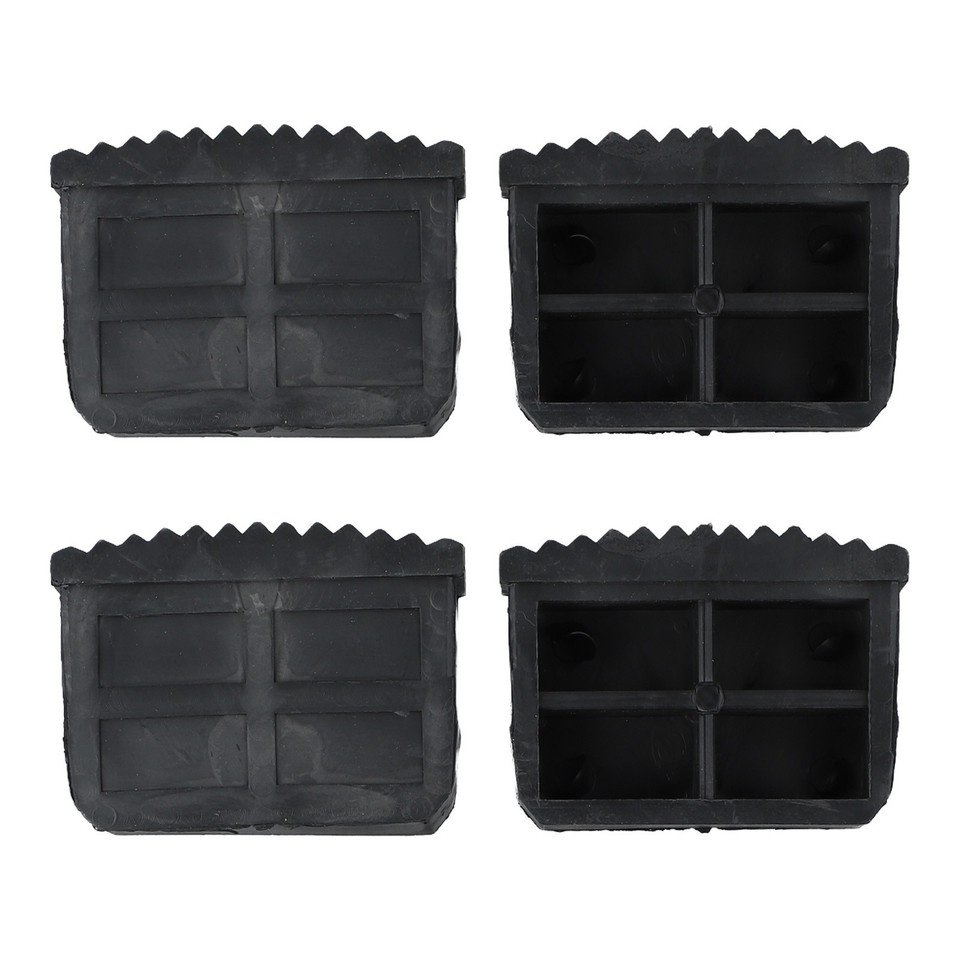 Safety Focused 4Pcs Rubber Ladder Feet Pads with Non Slip Design for ...