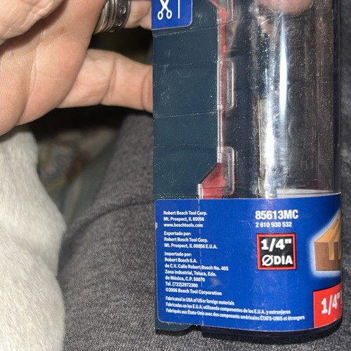 Bosch Precision Pro 1/4" Straight Mortising Router Bit 85613MC NEW ...