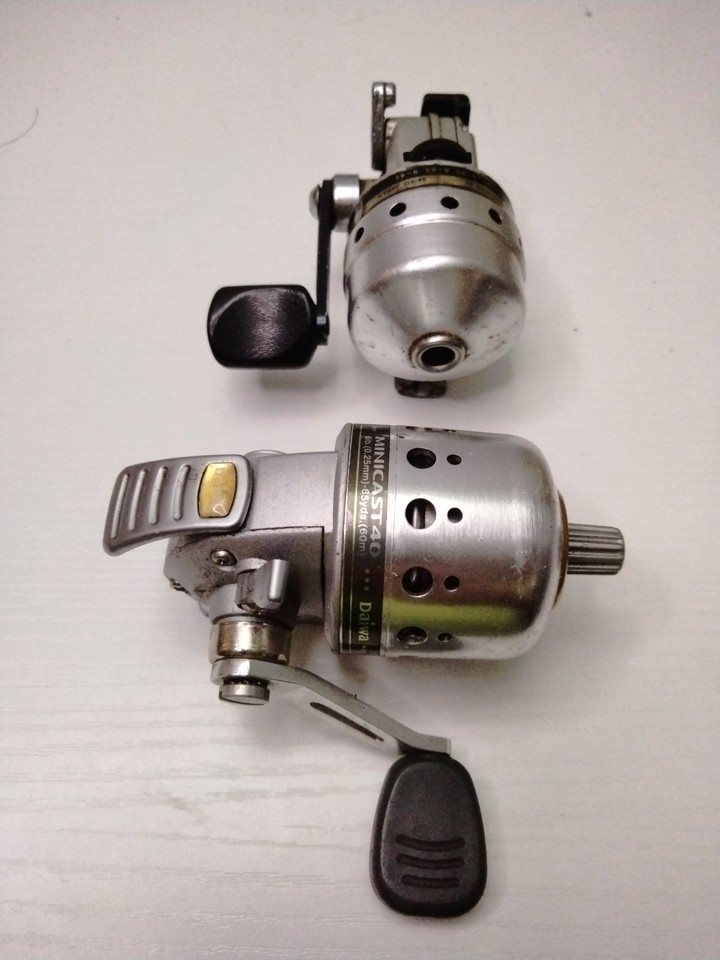 Vintage Diawa Ultra Light Fishing Reel Lot of 2 Reels Both Works Great ...