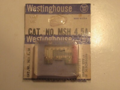 WESTINGHOUSE MSH 4.5A MSH4.5A MS STARTER HEATER ELEMENT NEW | eBay