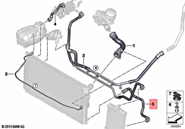 Genuine BMW M2 F87 Coupe Hose Radiator 17127853793 | eBay