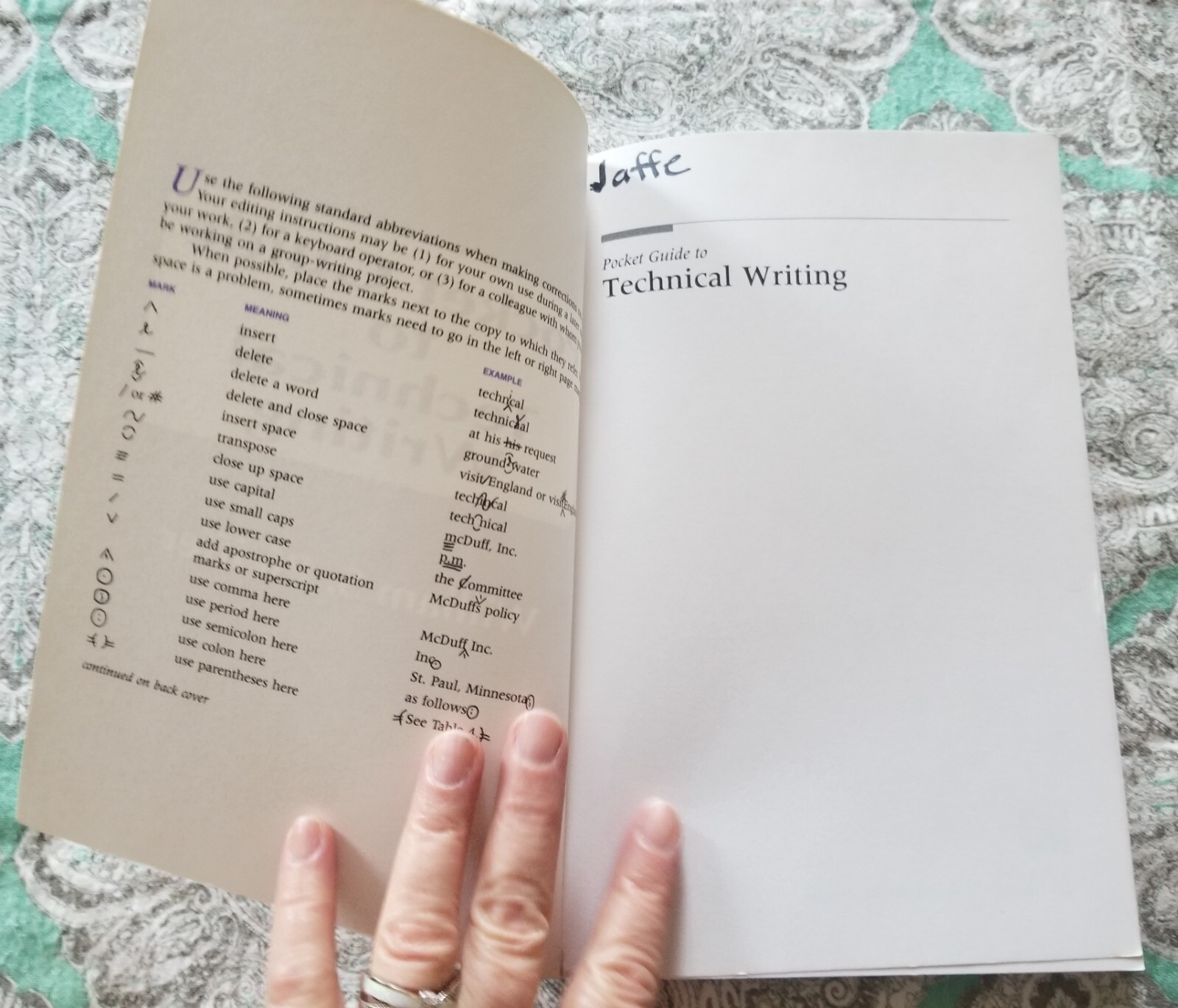 Pocket Guide to Technical Writing by William S. Pfeiffer (1997, Trade ...