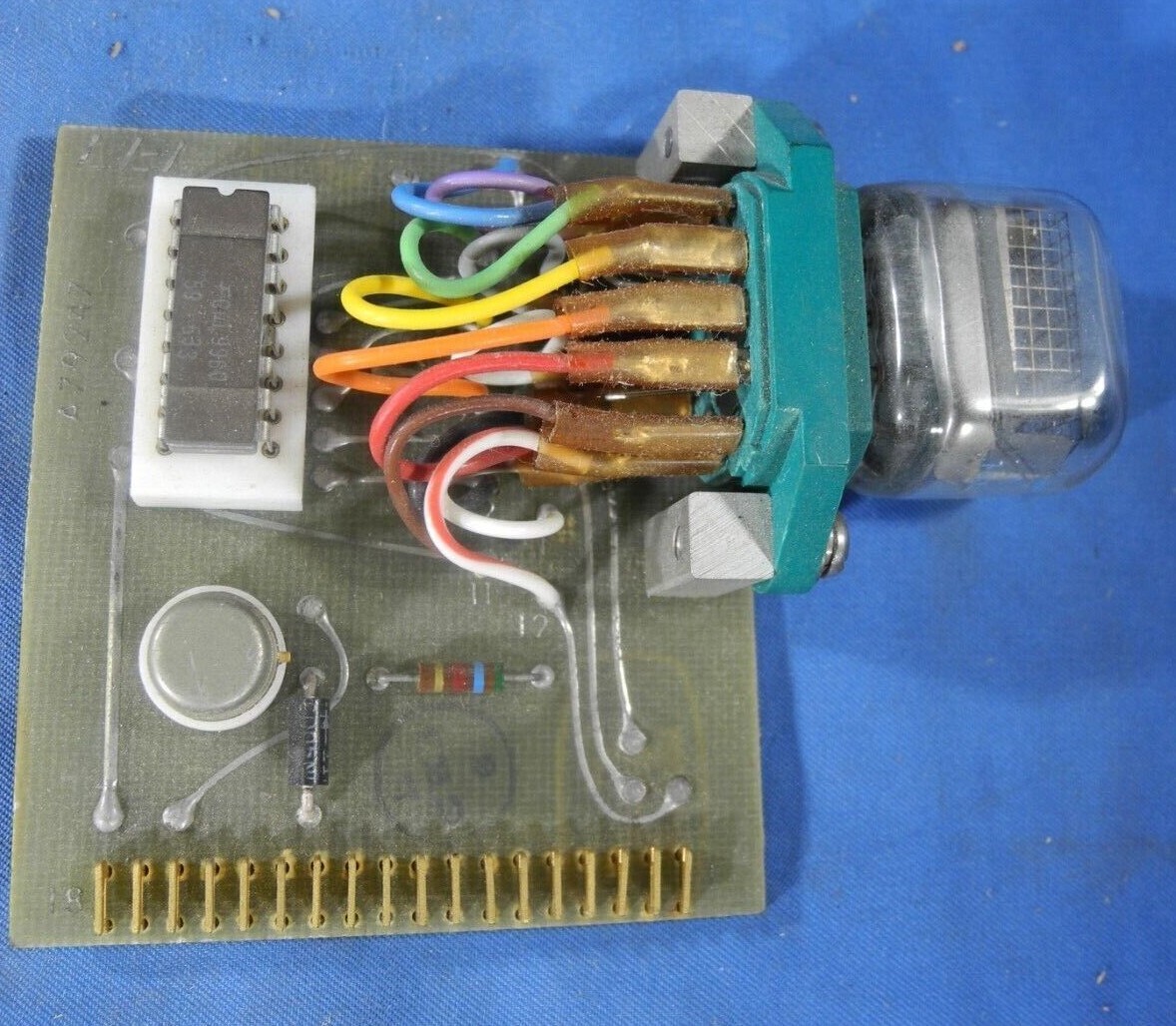 National Electronics NL-809 Nixie Tube W/ Readout Scaler Socket 79247A ...