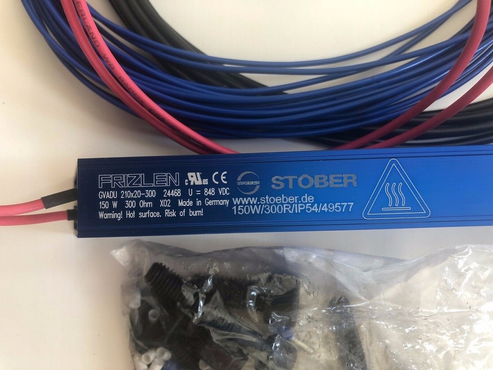 Stober Frizlen Resistor 150W 300R IP54 49577 GVADU 210x20-300 24468 ...