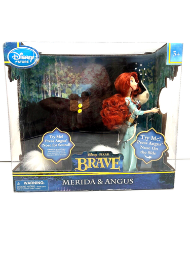 Disney BRAVE MERIDA & ANGUS doll set - RARE Disney Store Exclusive | eBay