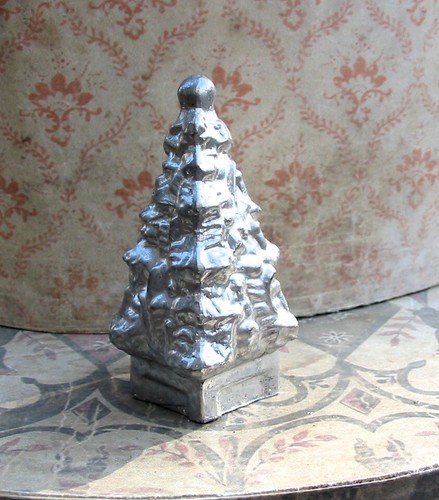 Handmade Pewter Xmas Tree Figure from Antique Chocolate Mold | eBay