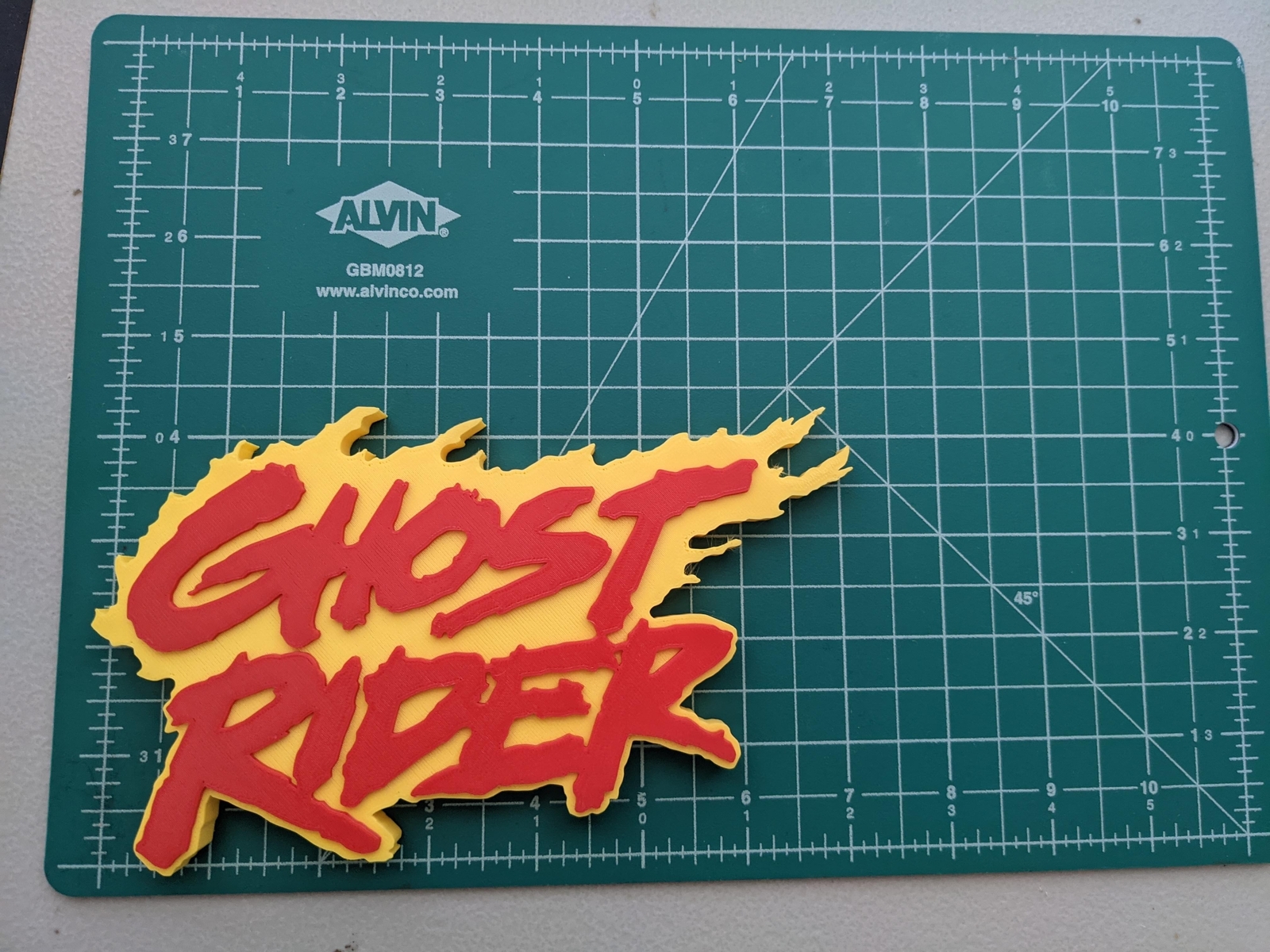 Marvel Ghost Rider 3D printed art logo shelf wall display mount | eBay
