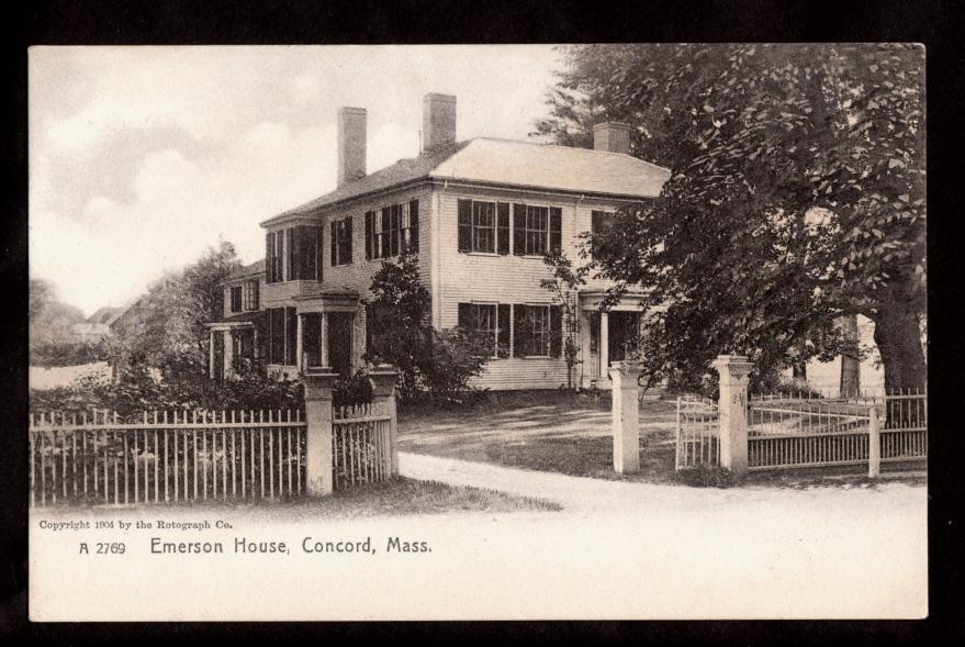 1904 ralph waldo emerson house concord massachusetts postcard | eBay
