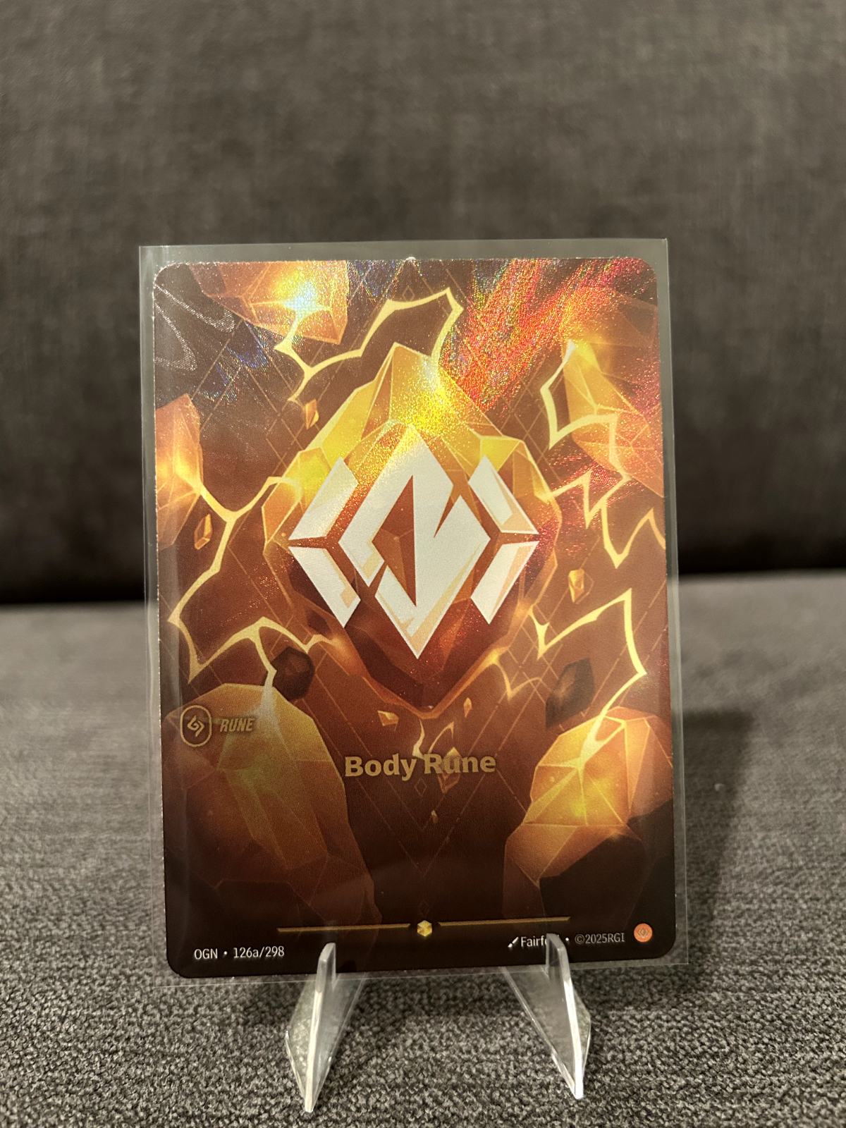 Body Rune 126a/298 Alternate Art Riftbound Origins league of Legends ...