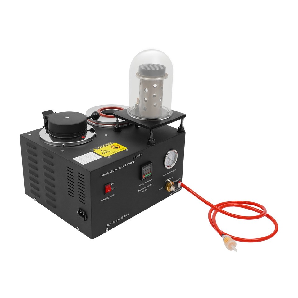 2KG Jewelry Lost Wax Cast Combination Vacuum Casting Melting Machine 1/ ...