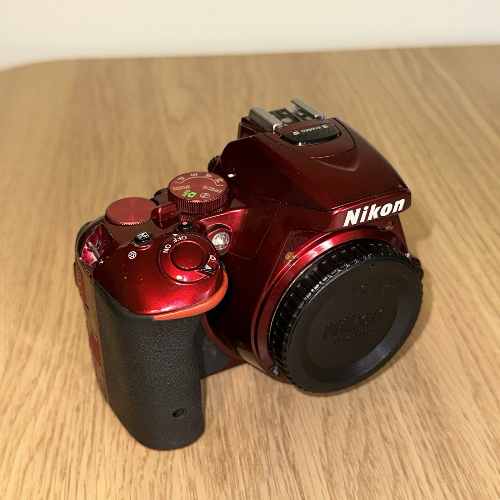 Nikon D D5500 24.2MP Digital SLR Camera - Red (Body Only) for sale ...