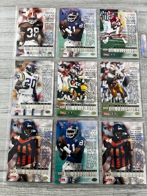 1994 Dewayne Washington Upper Deck SP Premier Prospects Foil Rookie | eBay