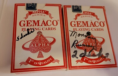 Gemco CASINO PLAYING CARDS Decomissioned 2 DECKS St Joe Frontier Casino ...