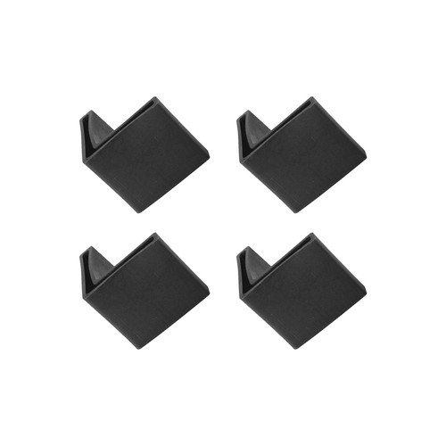Furniture Angle Iron Foot Pads(40mm/1.57") 4Pcs, Plastic L Shape Foot ...