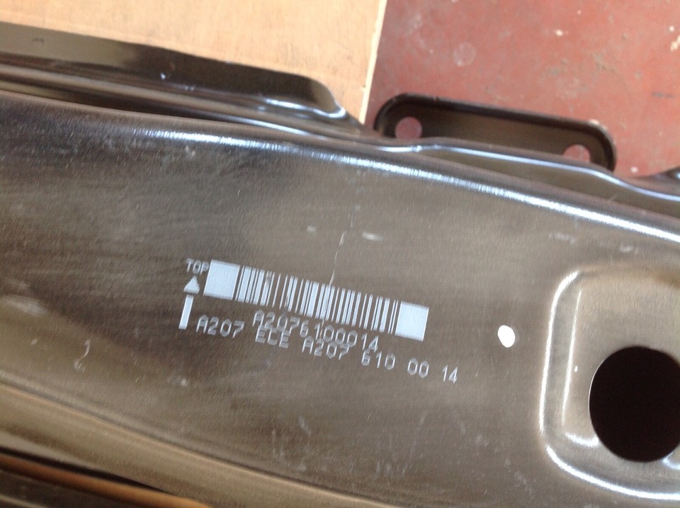 MERCEDES E C207 SOSTEGNO PARAURTI POSTERIORE REAR BUMPER ORIGINALE ...