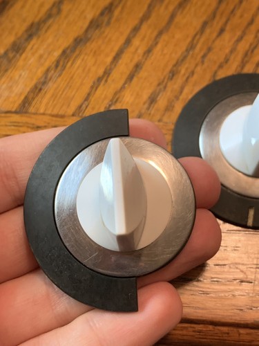 Genuine GE Whirlpool Magic Chef Range Oven BLACK/SILVER/WHITE Knob R ...