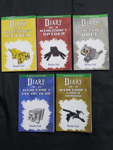 5 Diary Of A Minecraft Kitten Dragon Spider Wolf Unofficial Minecraft ...