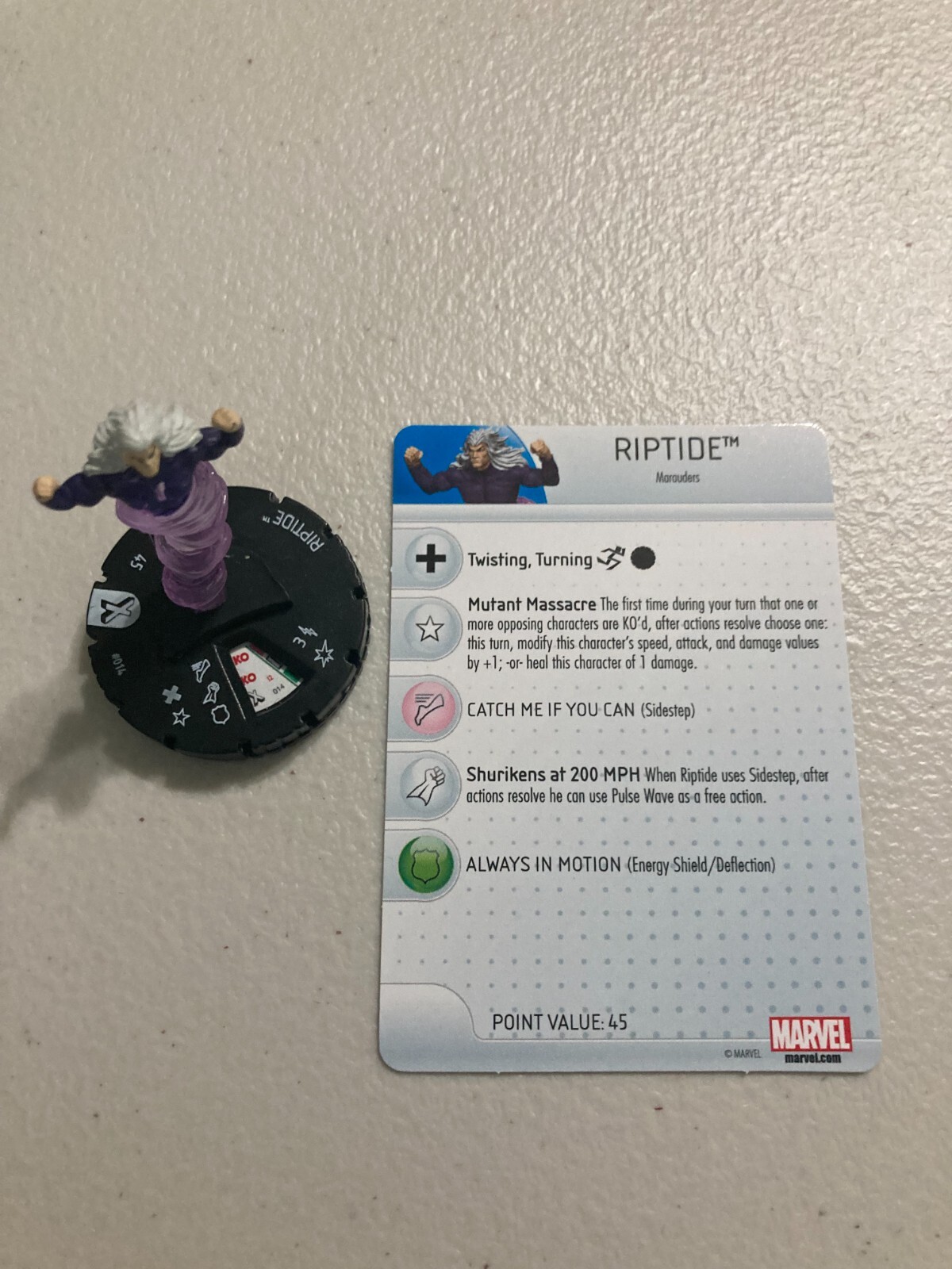 Wizkids Marvel Heroclix Uncanny X-Men #014 Riptide | eBay