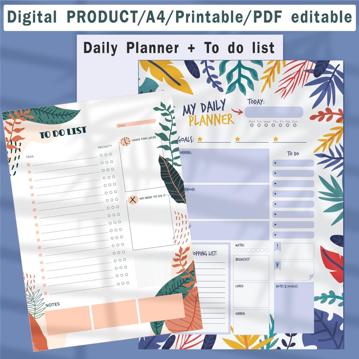 Daily School Planner Printable