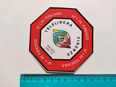 Florence Tuscany Sticker Decal 80s Vintage Original | eBay