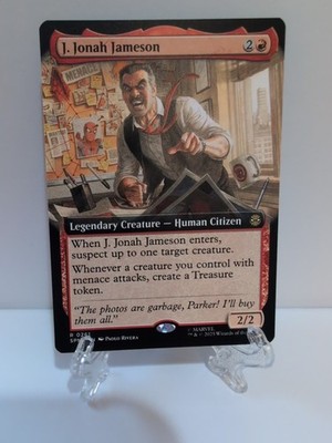J. Jonah Jameson (Extended Art) Marvel's Spider-Man Regular | eBay