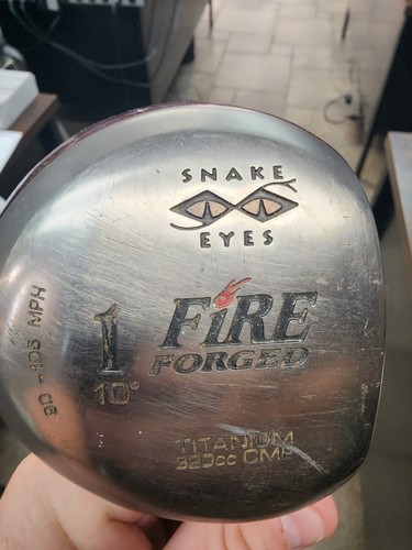 Snake Eyes Fire Forged Driver 10* 320 cc Ti Right Handed Golf pride HD ...