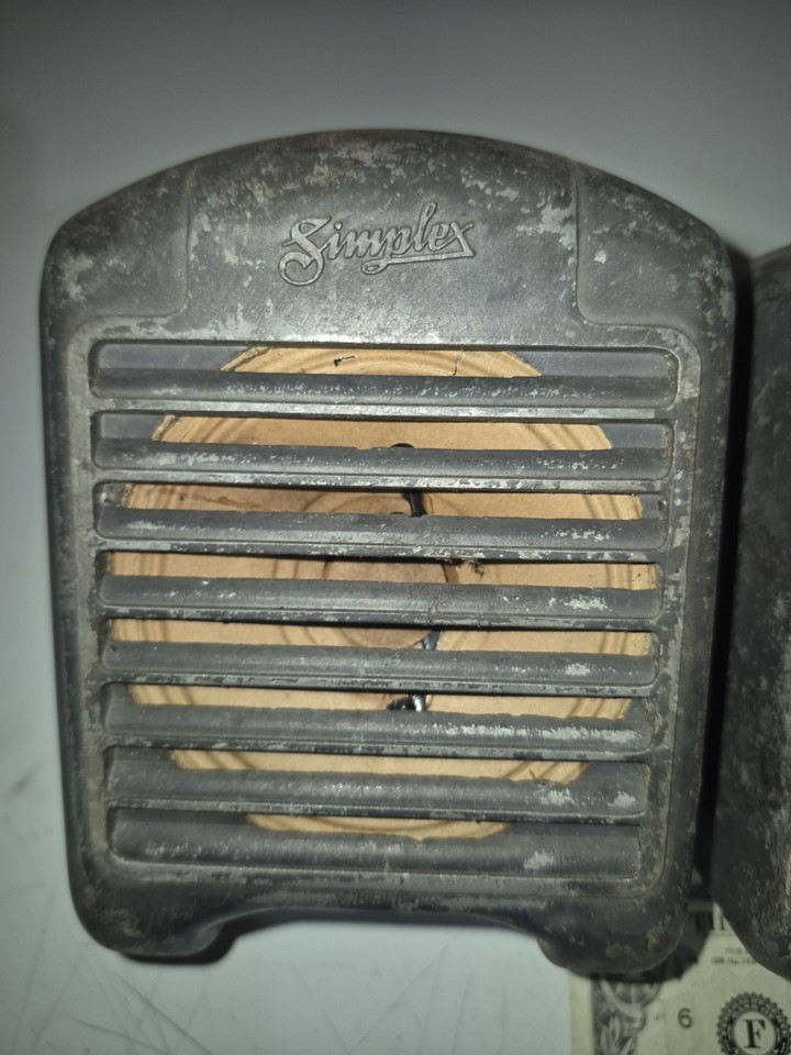 2 Vtg 1950s 1960s SIMPLEX "Mini Tombstone" DRIVE IN MOVIE SPEAKER ...