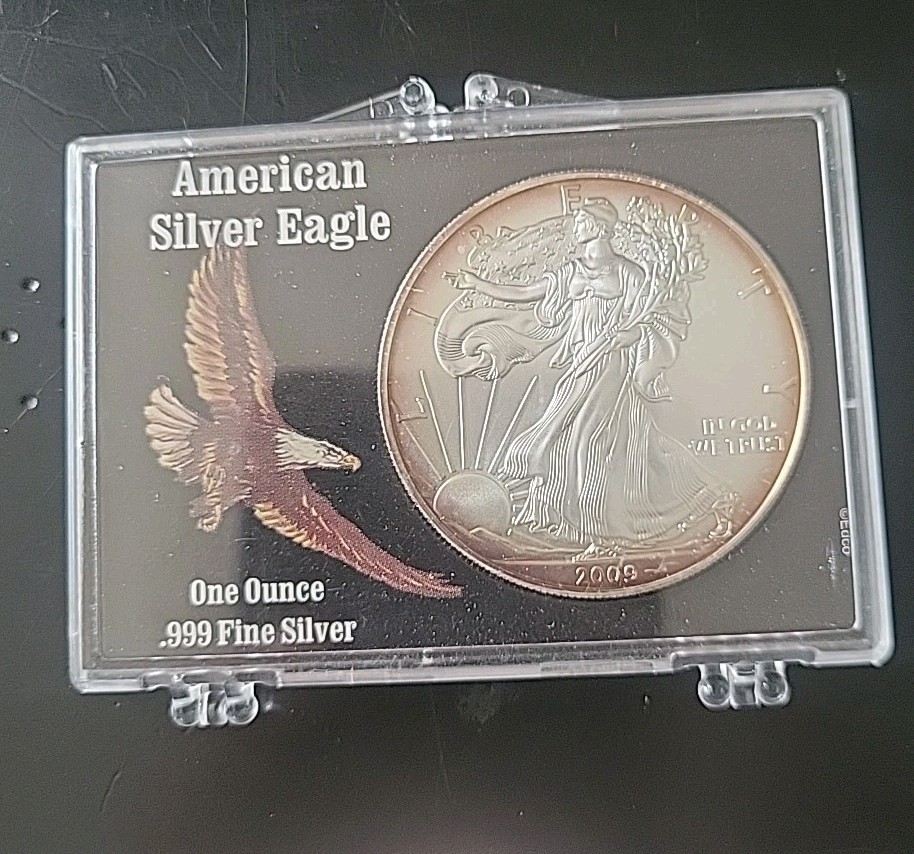 Silver Troy Oz 2009 American Silver Eagle .99 Start 1 Oz 999 Silver ...