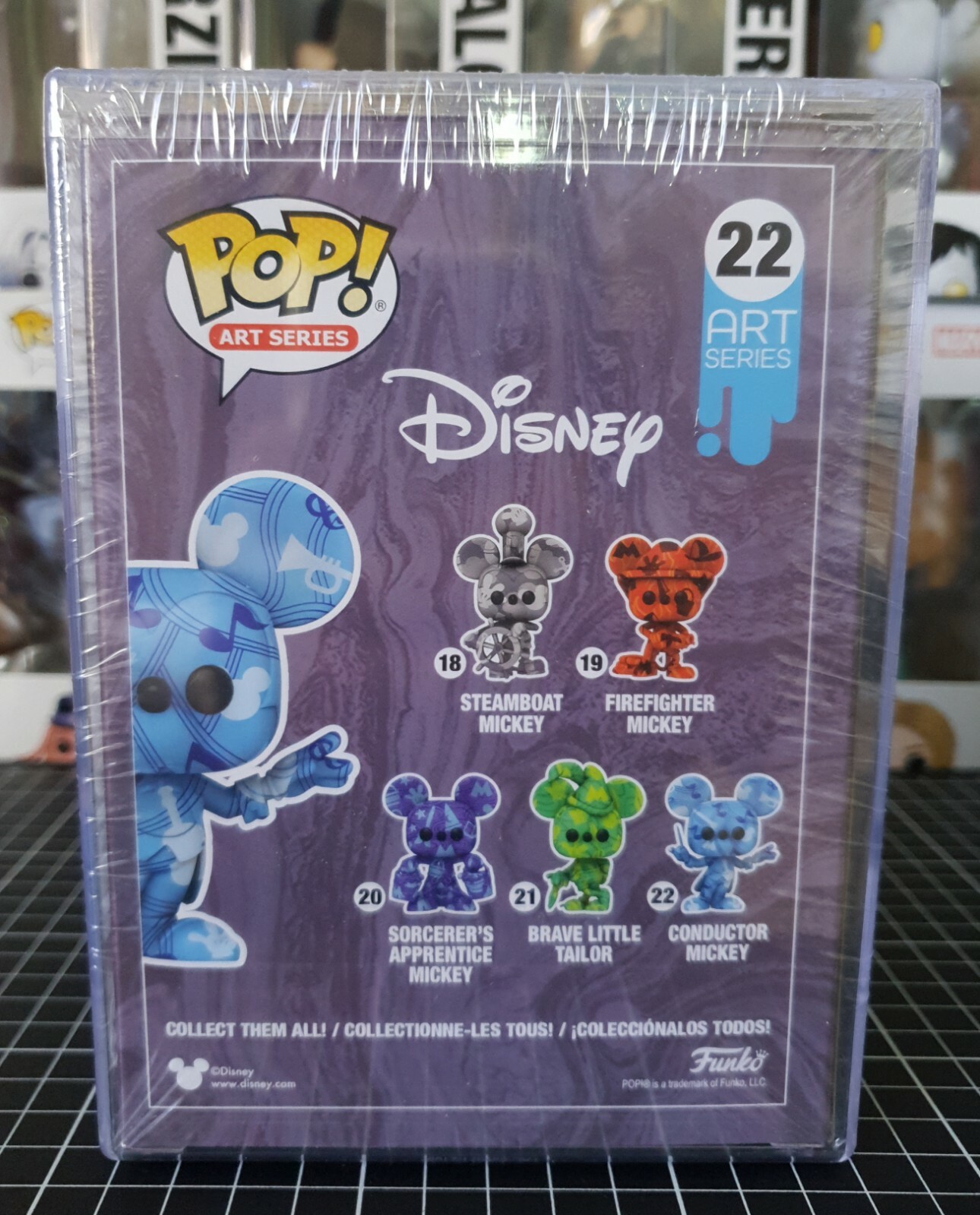 Funko Pop Vinyl / Disney - Conductor Mickey Art Series in Hard Pop ...