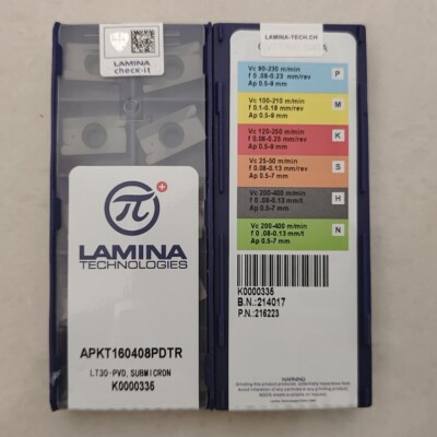 10pcs APKT160408PDTR LT30 CNC blade Carbide Inserts Original | eBay