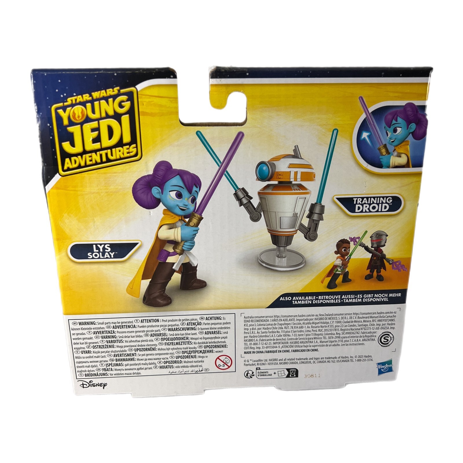 Disney/Hasbro Star Wars Young Jedi Pop-up Lightsaber Duel Lys Solay ...