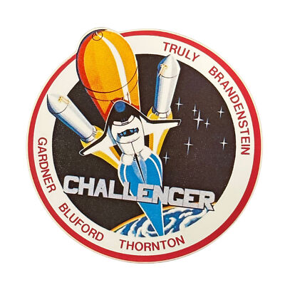 STS-8 Crew Patch Decal | eBay