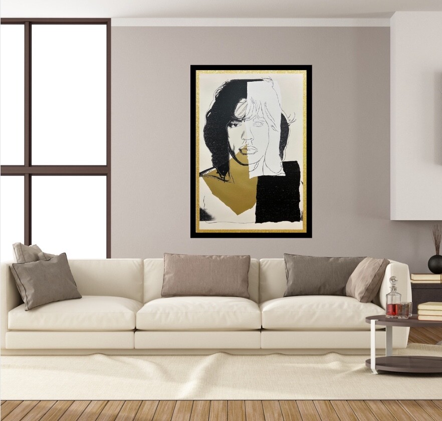 Andy Warhol- "MICK JAGGER"-FS #146- SILKSCREEN (Screenprint)- BEST ...