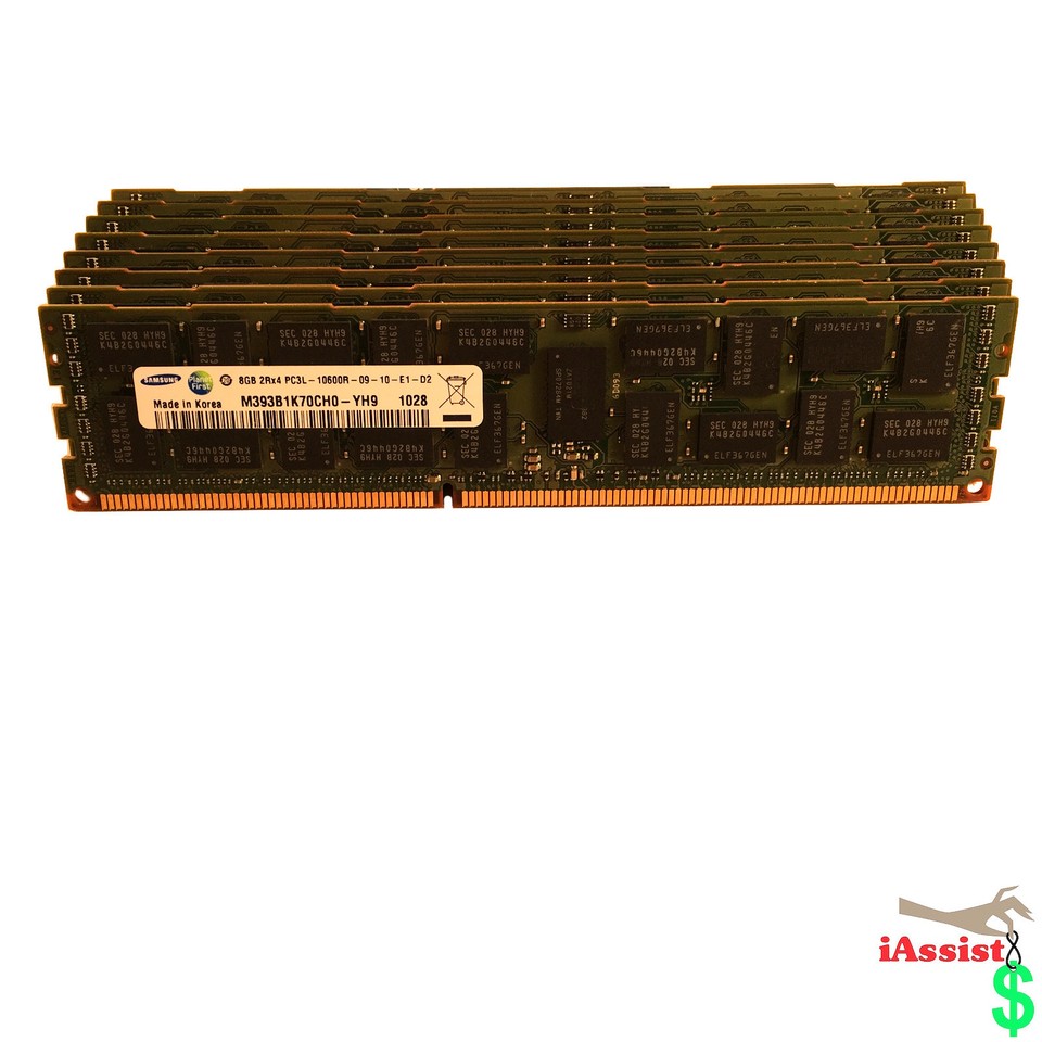 64GB (8 X 8GB) DDR3 ECC REG. MEMORY FOR DELL PRECISION WORKSTATION ...