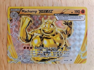 Machamp BREAK 60/108 XY Evolutions NM Ultra Rare Pokemon Card | eBay