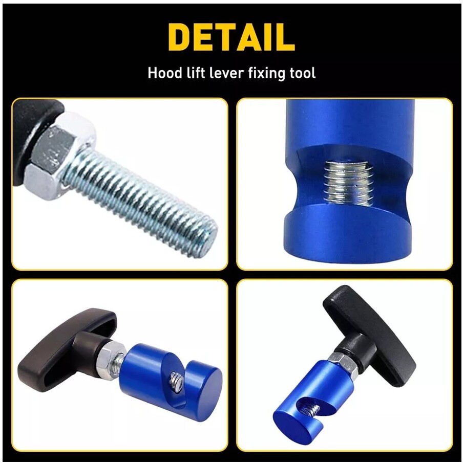 1*Hood Lift Rod Support Clamp Tailgates Trunks Shock Prop Strut Stopper ...