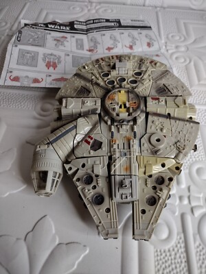 Star Wars Transformer Millenium Falcon Ship Han Solo ChewBacca 2006 | eBay