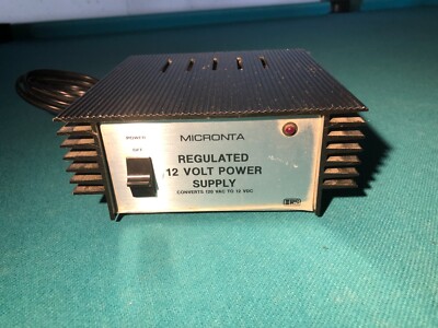 DC Power Supplies - Micronta Regulated 12 Volt