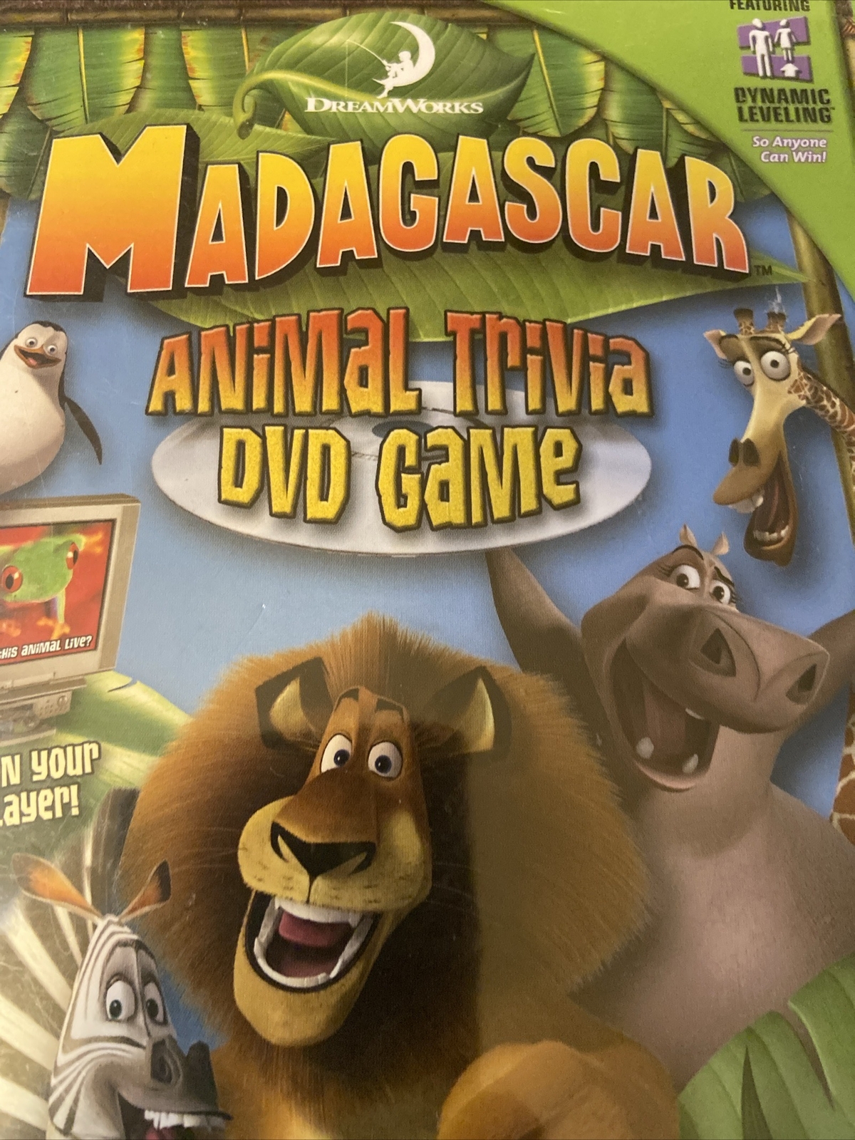 Madagascar DVD Game Animal Trivia B Equal DreamWorks 2005 Family Fun ...