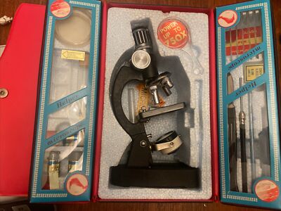 Vintage Research Microscope Kit Student Toy Science 1970s New | eBay