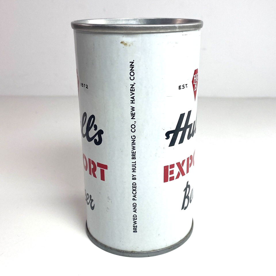Hull's Export Steel Beer Can 12oz Wide Seam - Hull Brewing Co New Haven ...