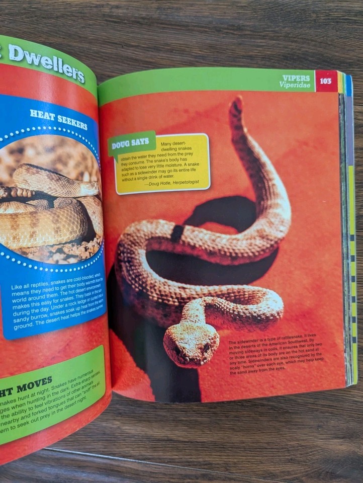 Snakeopedia Snake Discovery Encyclopedia Book Kids | eBay