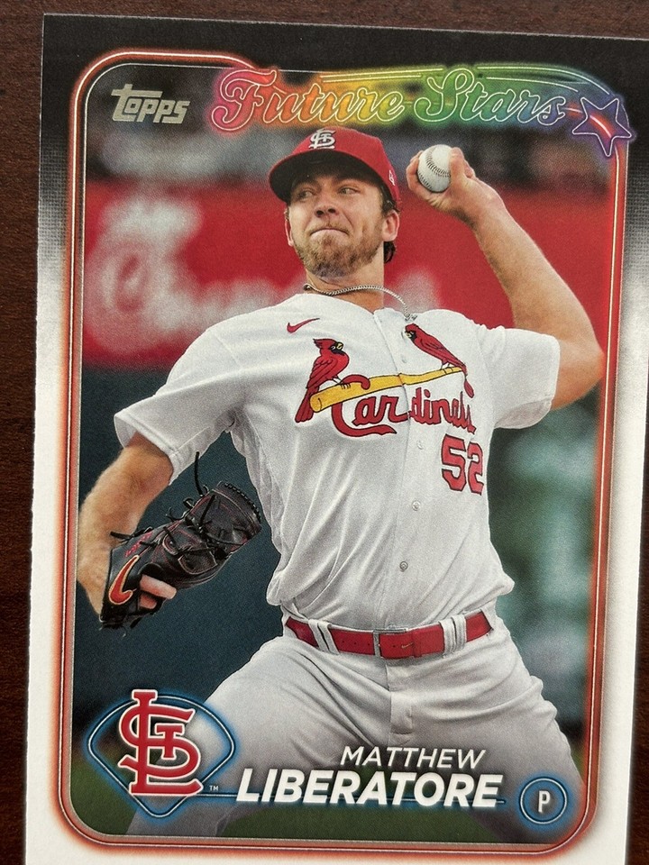 Matthew Liberatore St. Louis Cardinals Future Stars Topps 2024 Card 584 ...