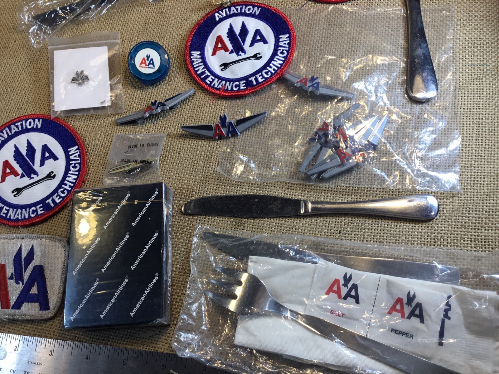 ORIGINAL VINTAGE AA AMERICAN AIRLINES MEMORABILIA LOT | eBay