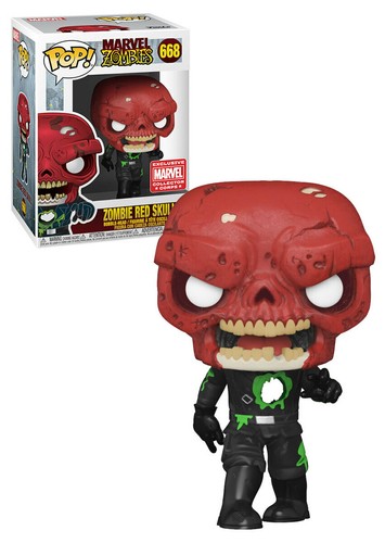 Funko POP! Marvel Zombies #668 Red Skull - Collector Corps Exclusive ...