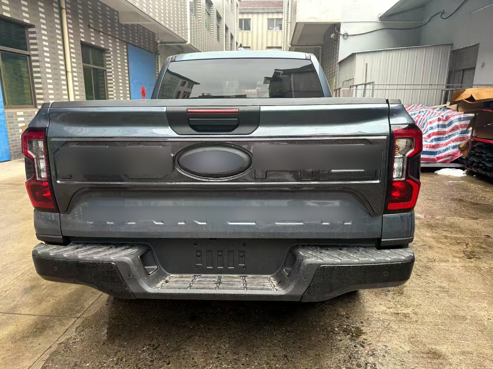 2022-2024 Ford Ranger Next Gen T9 PX4 BLACK Tailgate Cladding Plate ...