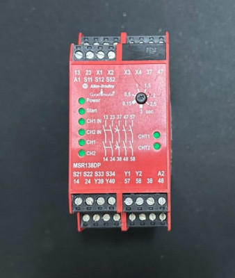 Allen-Bradley Safety Relay Ser B 24VAC/DC 50/60Hz 4W" MSR138DP | eBay