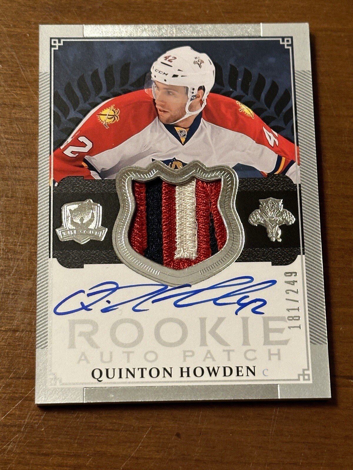 2013-14 Upper Deck The Cup /249 Quinton Howden #120 RPA Rookie Patch ...