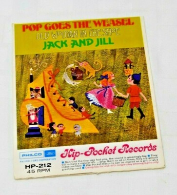 Jack & Jill/Pop Goes The Weasel, Philco/Ford HP-212, Hip Pocket, NM | eBay