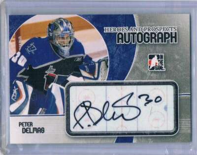2007-08 In The Game Heroes and Prospects Autographs #APD Peter Delmas ...